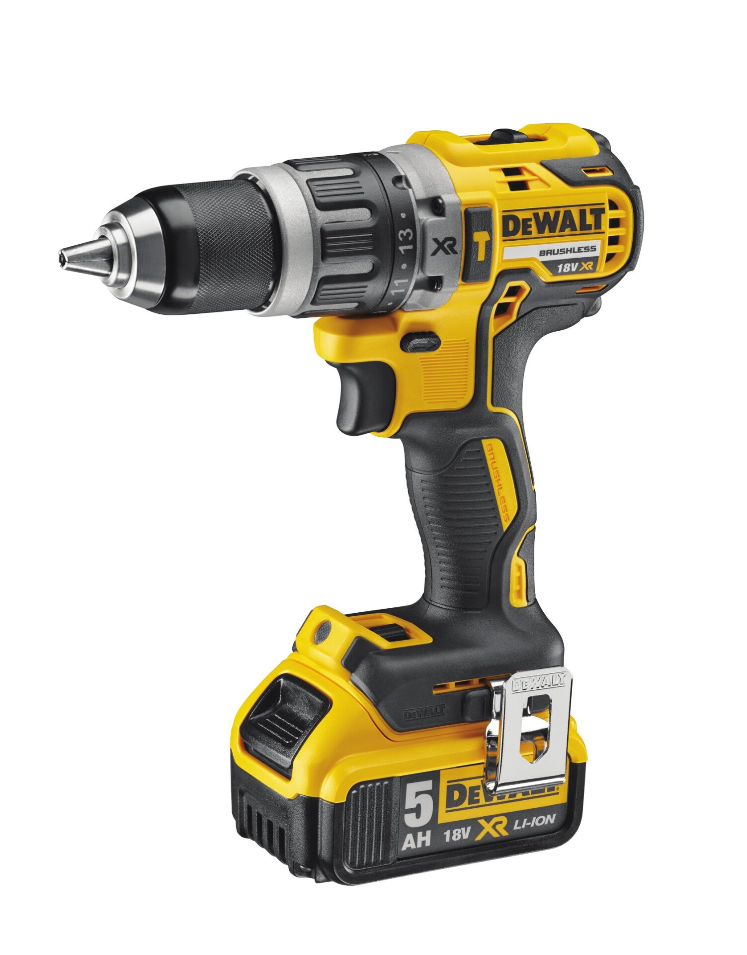 DEWALT DCD 796P2-QW Kompaktní příklepová vrtačka/šroubovák 18 V XR Li ...