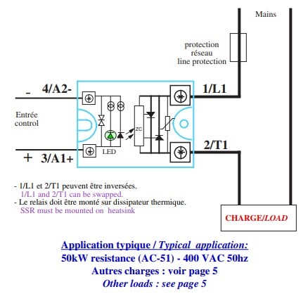 CELDUC SO868070 95 A, 24-510 Vst, jednofázové polovodičové relé, montáž ...